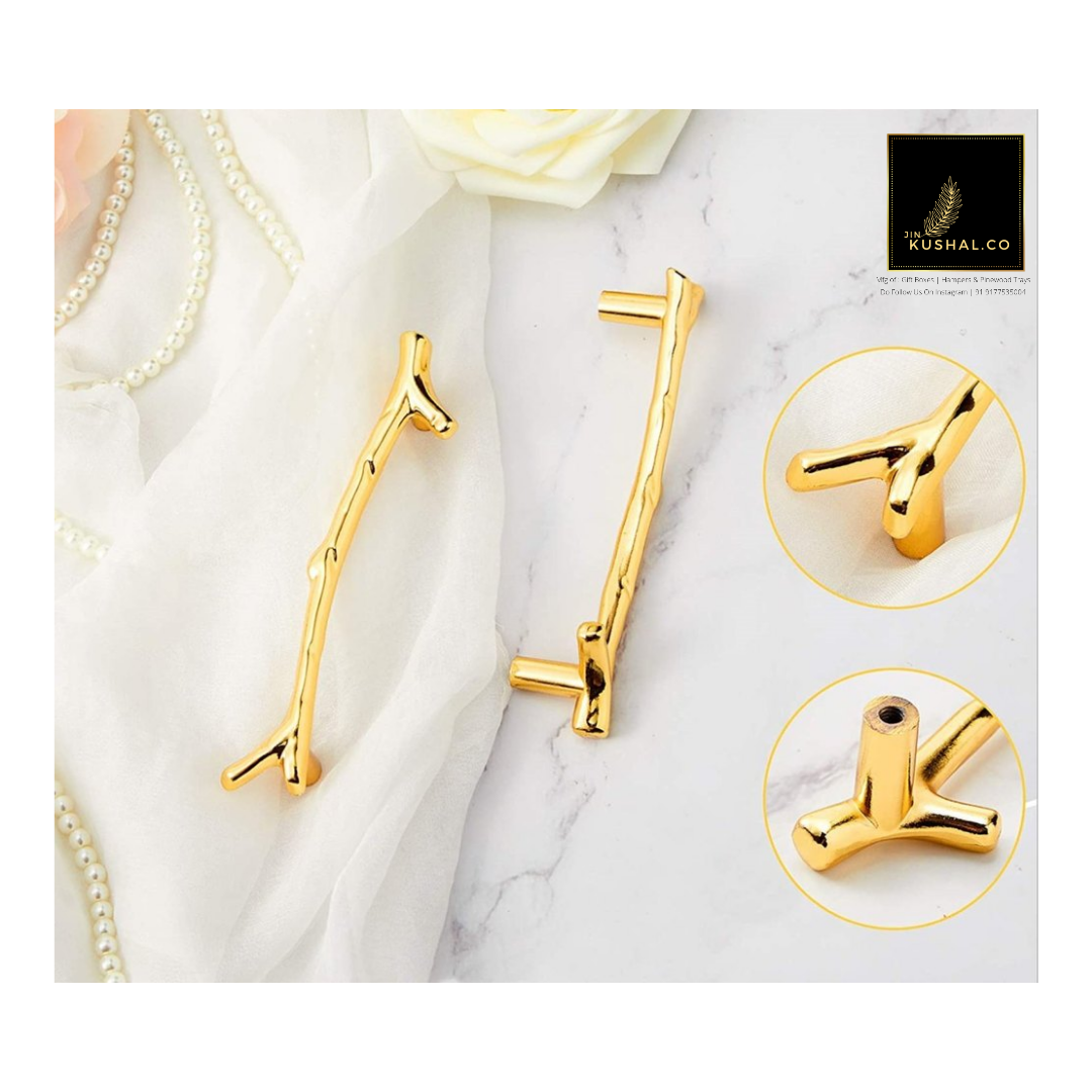 Tray Handles Gold - Pair – Luxury Deco