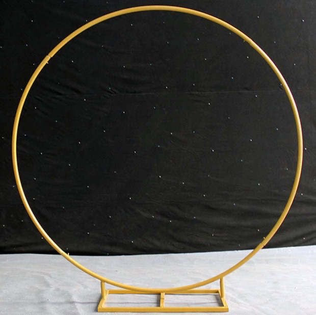 Round Metal Arch Stand 8 Ft – Luxury Deco