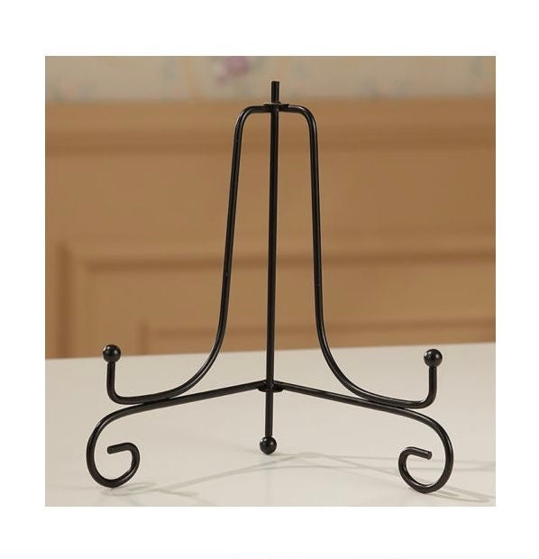Black Metal Stand 8 Inch – Luxury Deco