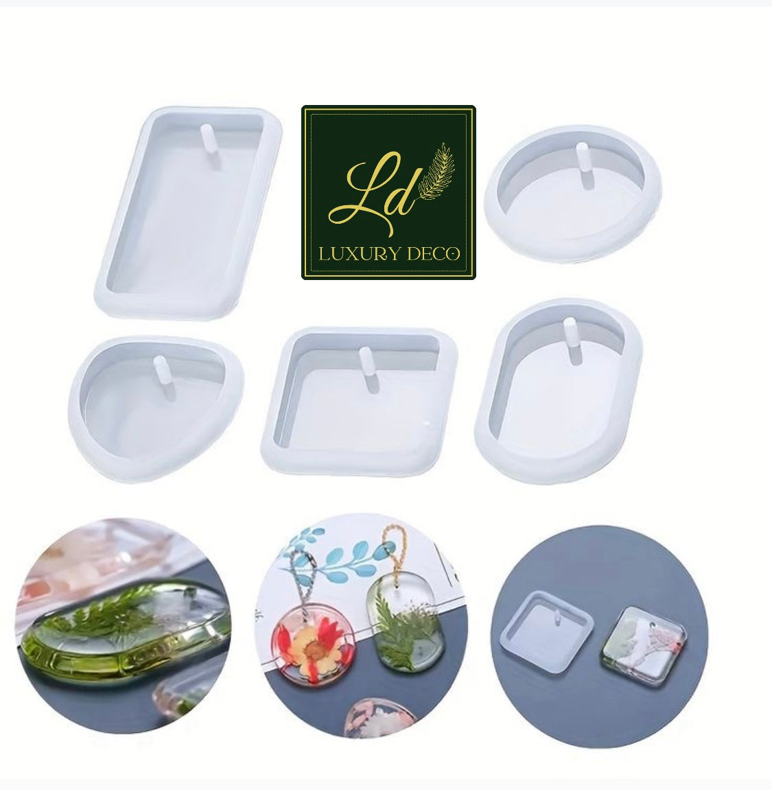 Keychain Mould [5 in 1] – Luxury Deco