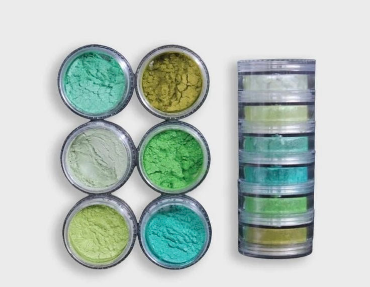 Pearl Mica Powder Kit : Green Edition – Luxury Deco