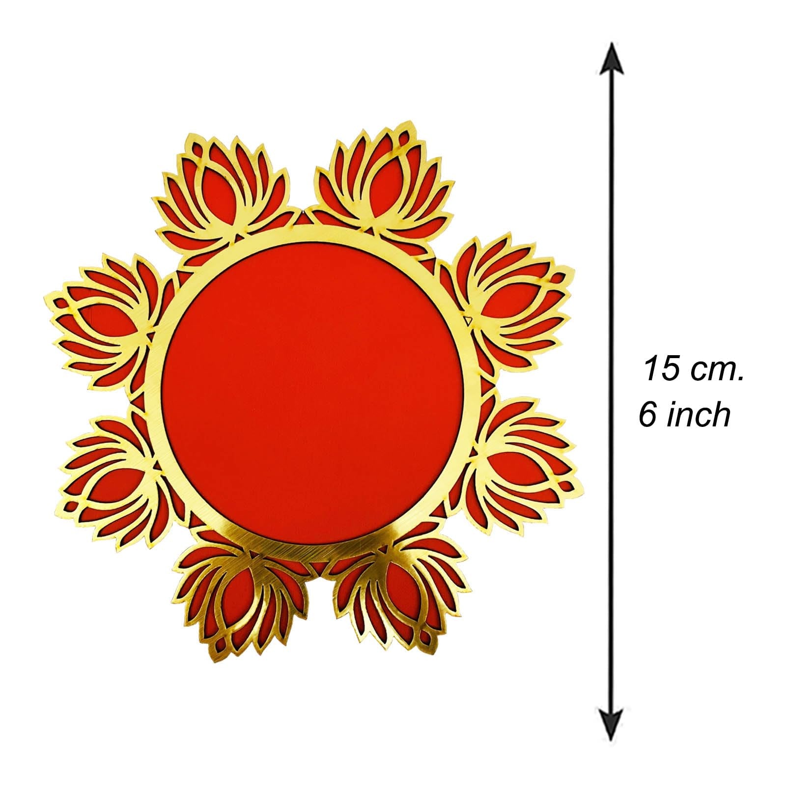 MDF Lotus Cutout – Luxury Deco