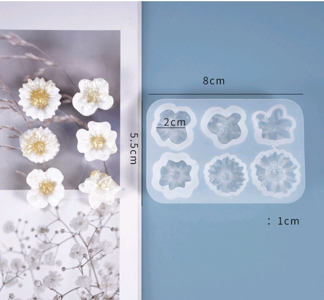 Flower Silicon Mould : LD01 – Luxury Deco