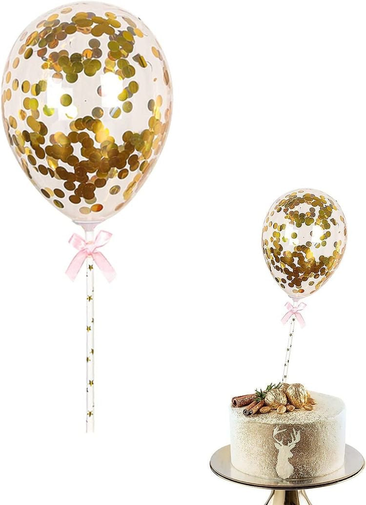 Confetti Balloon Topper – Luxury Deco