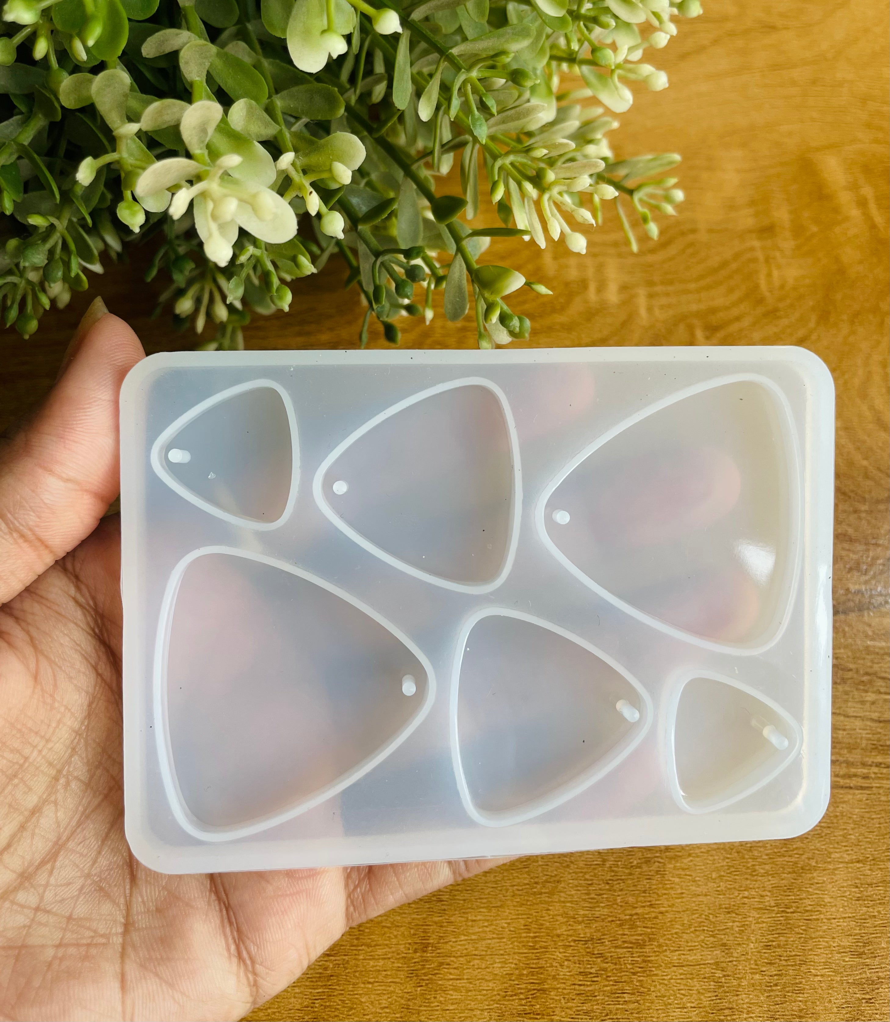 6 in 1 Plectrum Shaped Mould – Luxury Deco