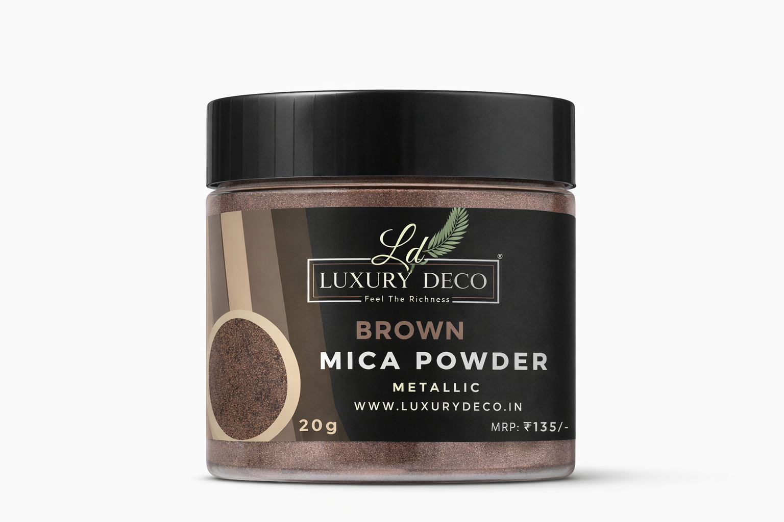Resin Brown Mica Powder Pigment 25g – Luxury Deco