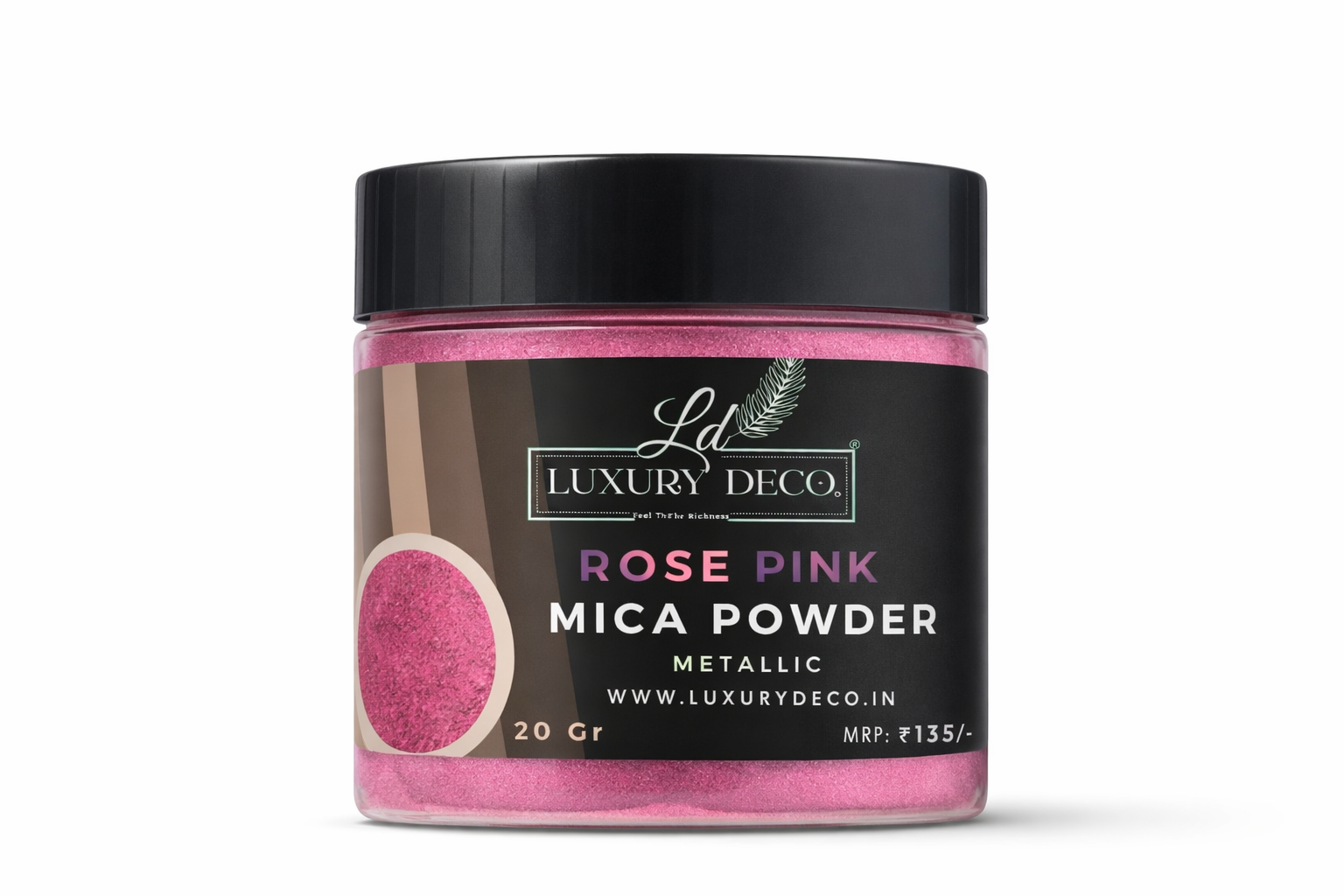 Resin Rose Pink Mica Powder Pigment – Luxury Deco